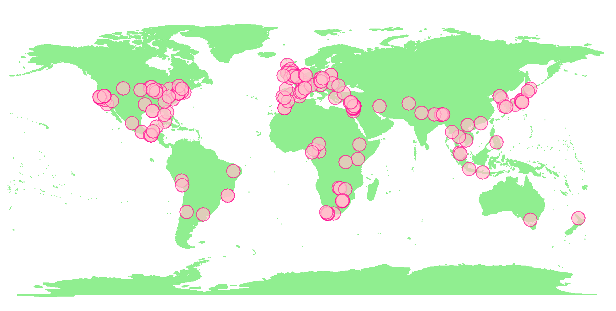Plotting Data Points On Maps With R